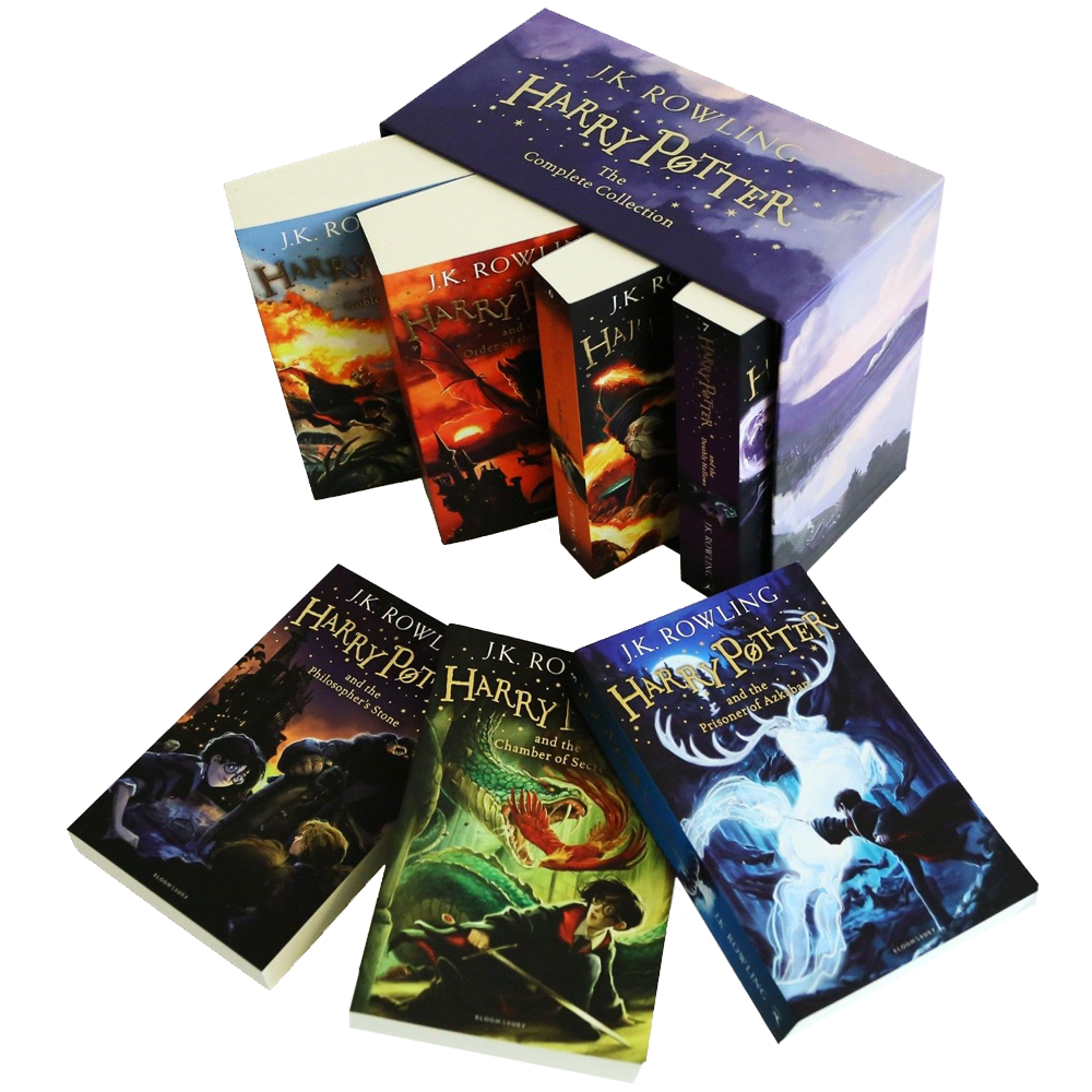 Harry Potter The Complete Collection 7 Books Set Collection J.K ...